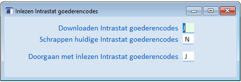 Boekhouding > Intrastat > Intrastat goederencodes > Intrastat ...